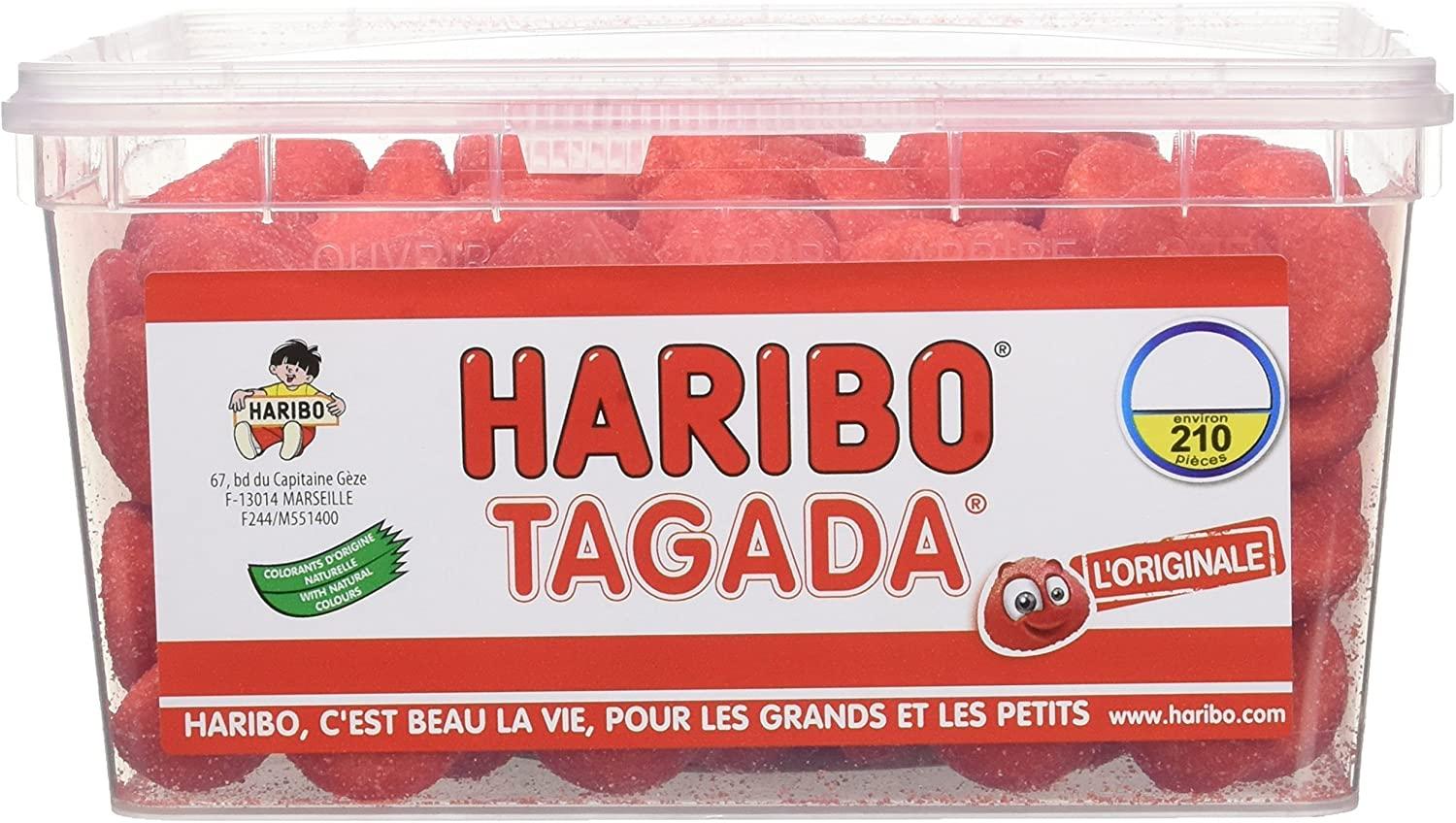 HARIBO - Tagada - Bonbons Arômatisés à la Fraise 1Kg